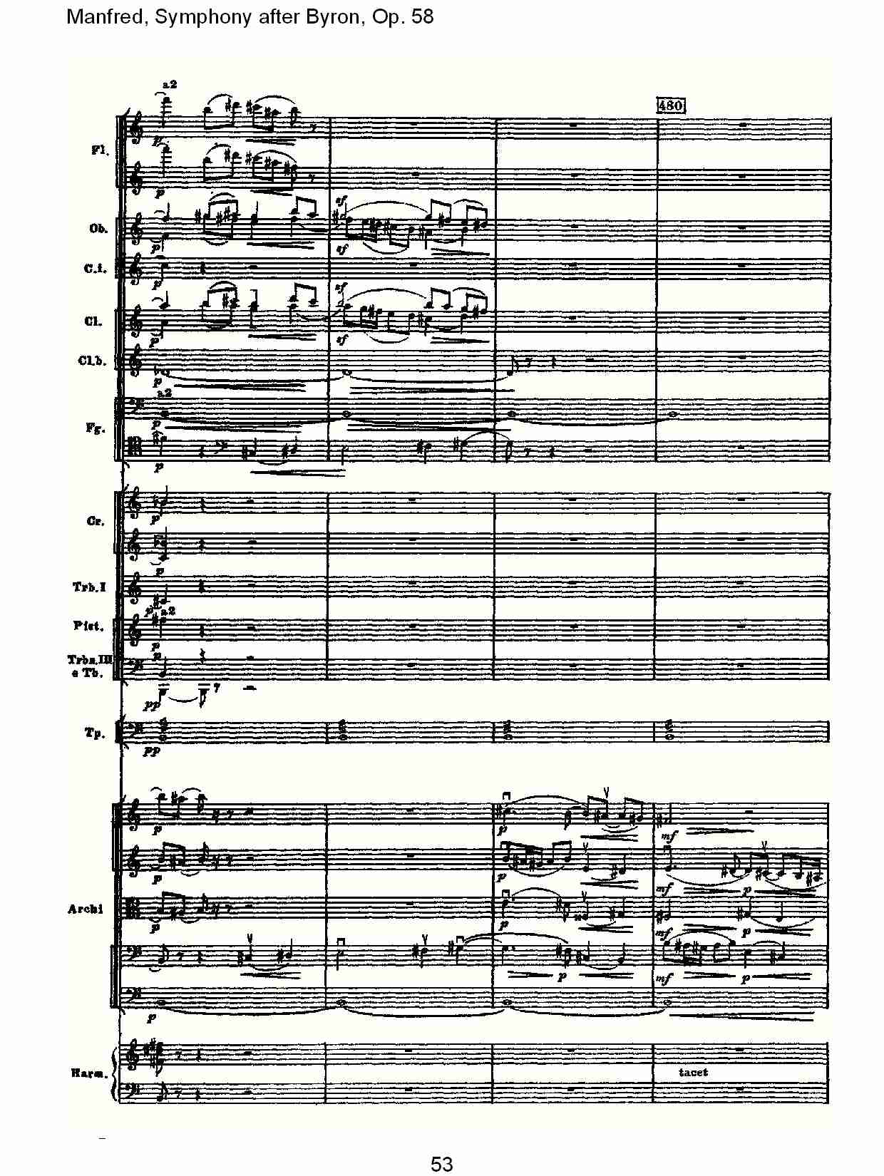 Manfred, Symphony after Byron, Op.58第四乐章第二部（十一）_Manfred, Symphony after ...